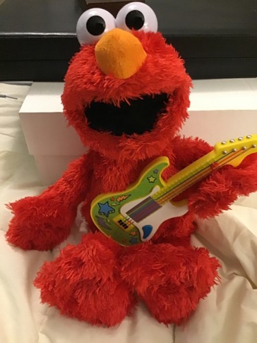 Elmo Toy Singing Guitar Playing, Tested and Works as Designed | eBay