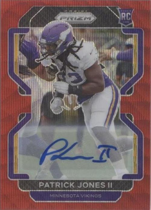 2021 Panini Prizm - Rookie Patrick Jones II #437 Red Wave Prizm Autographs /149 (AU, RC) for ...