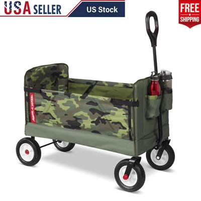 Wagon Storage Camping 3-in-1 Folding Folding Utility Cart Organizer ...