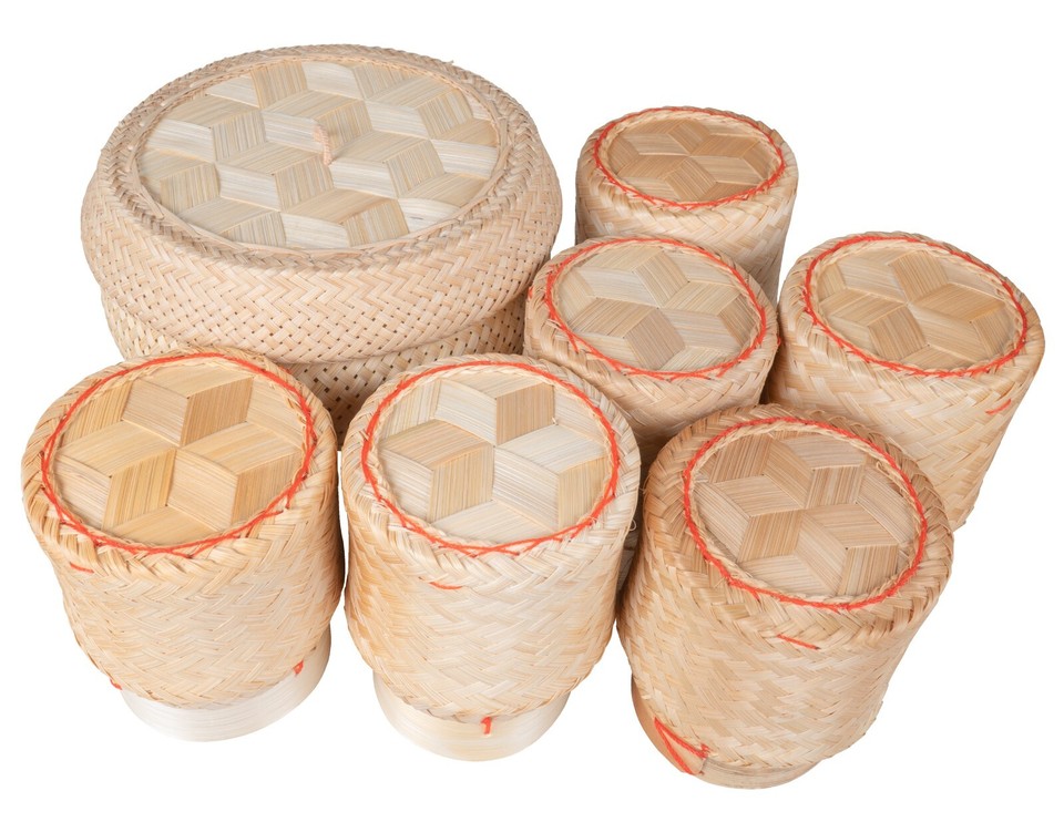 CCcollections Premium Bamboo Rice Baskets for Home & Restaurant | eBay UK