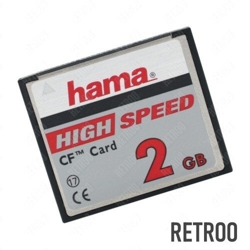 Hama High Speed Compact Flash 2GB CF Type-I Memory Card for Digital ...