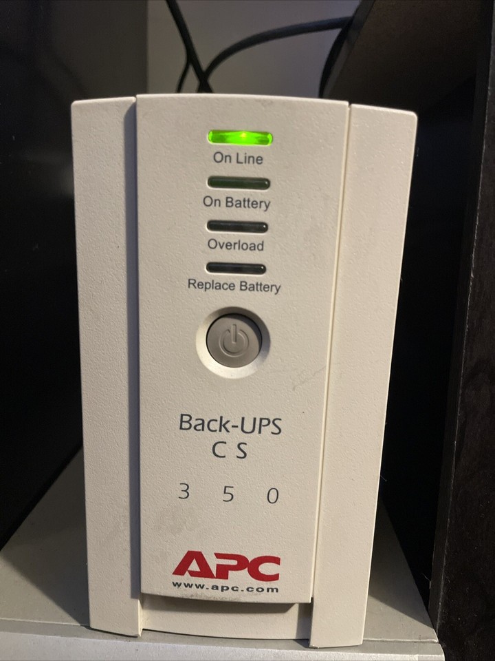 APC Back-UPS 350 (BK350) UPS System *Please Read Description ...