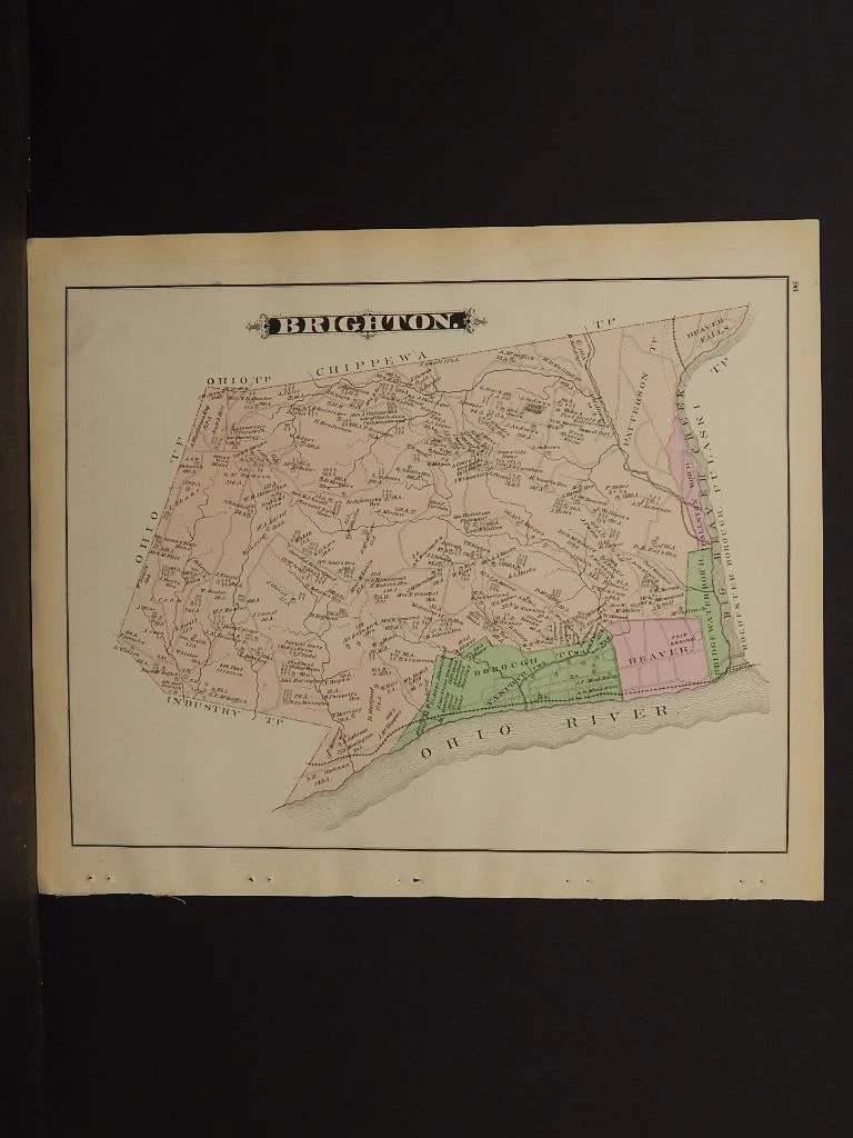 Beaver County Maps With Townships