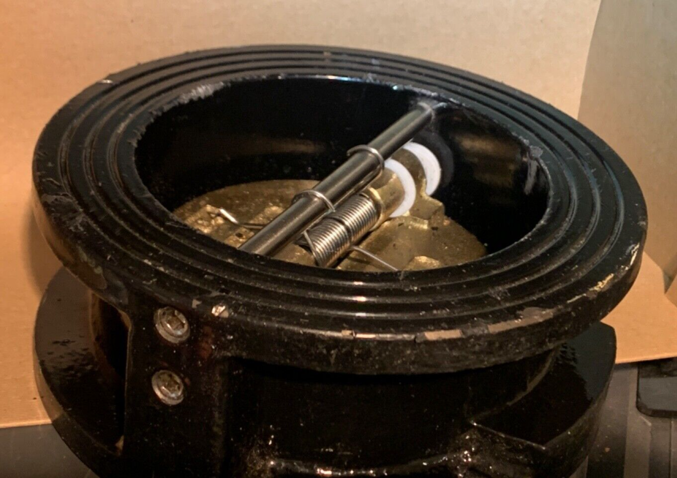 Apollo 910WB Series Cast Iron Wafer Check Valve, Class 125, Buna-N Seat ...
