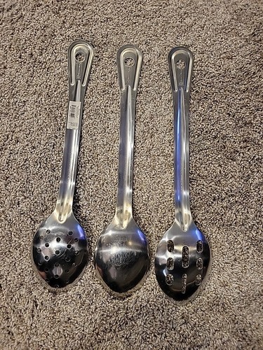 Stainless Steel Member's Mark Kitchen Spoons Combo Pack - 3ct Slotted ...