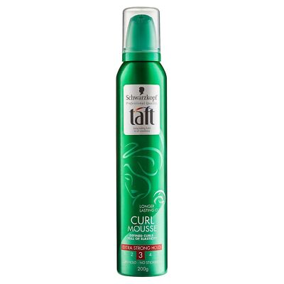 TAFT MOUSSE CURL DEFIN 200G SCHWARZKOPF STYLING STRONG HOLD DEFINING ...