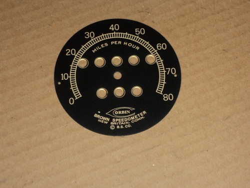 Indian Harley Corbin Speedometer Face for 1913-19 | eBay