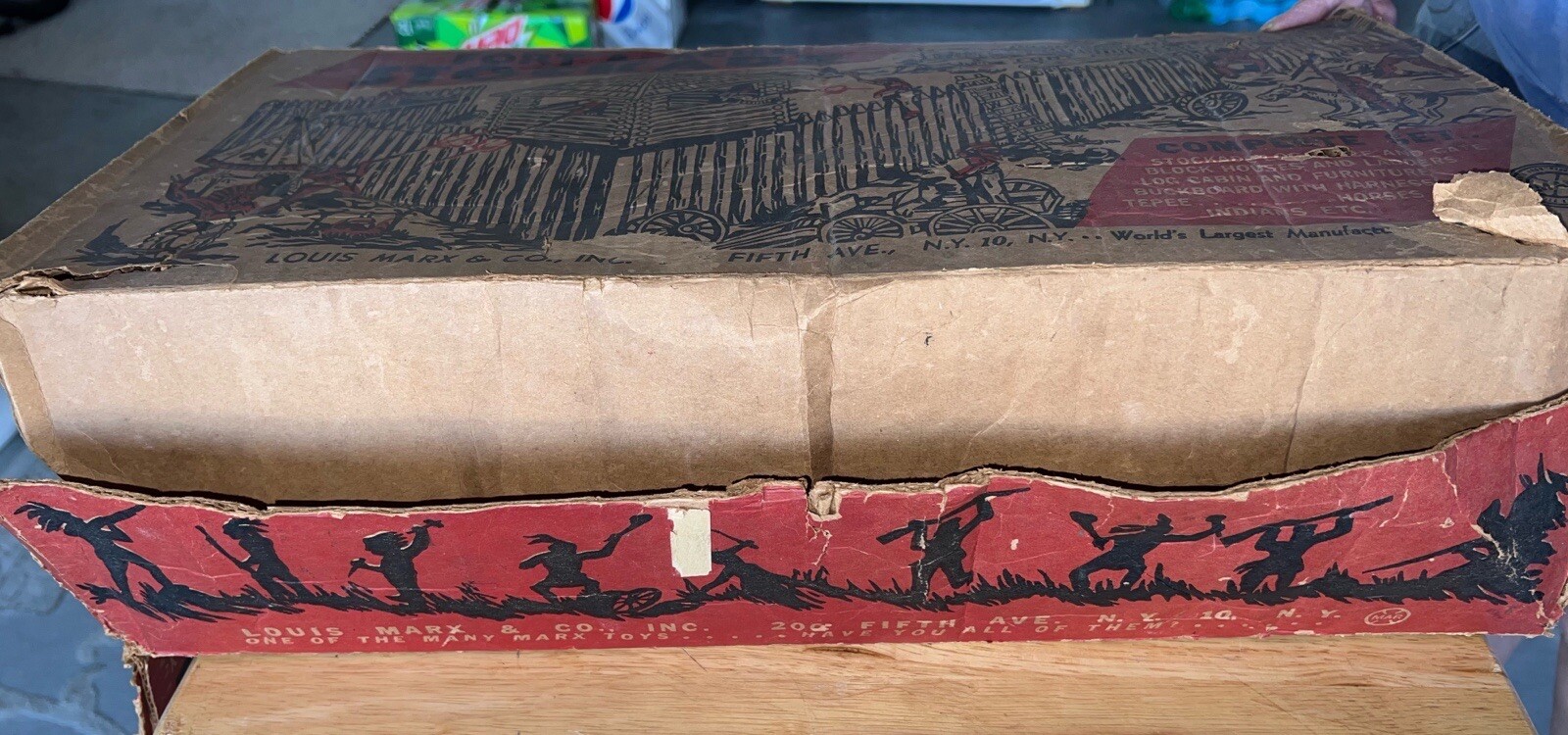 Fort Apache Stockade - Vintage Plastic Toy Set Western Plastic ...