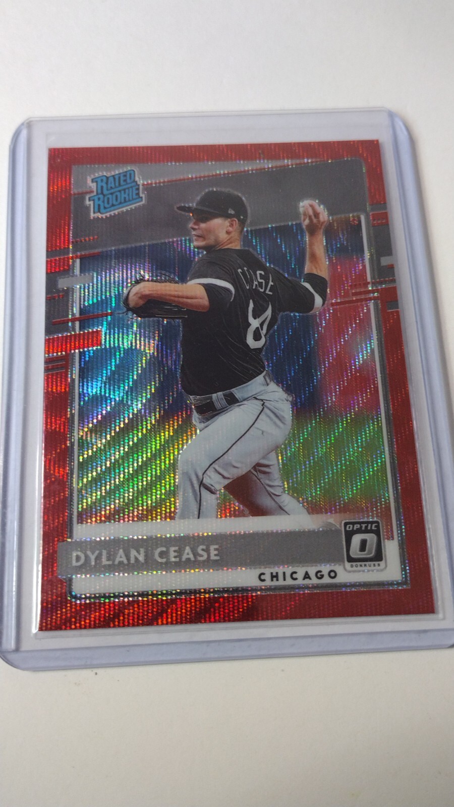 2020 Donruss Optic Rated Rookies Retail Red Wave Prizm Dylan Cease #53 ...
