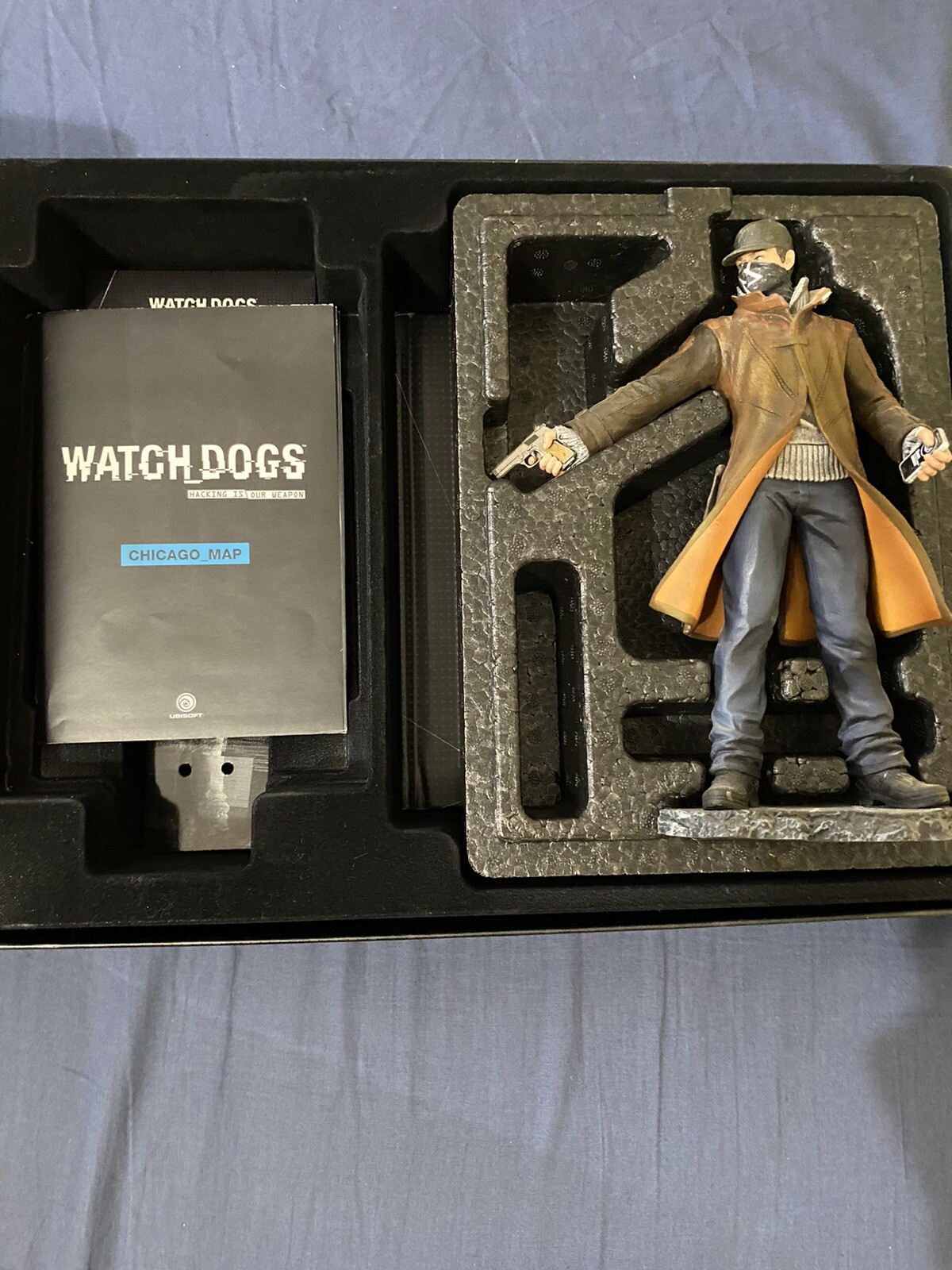 Watch Dogs Dedsec Edition collector figurine, Artbook, Pins,cartes | eBay