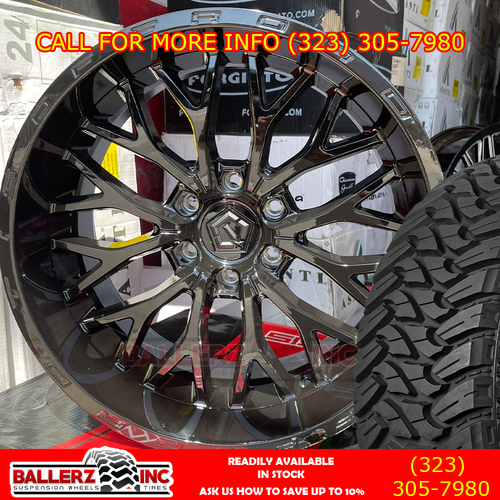TIS 565B 20x10 33x12.50-20 RBP M-T Tire & Wheel Package 6 lug universal ...
