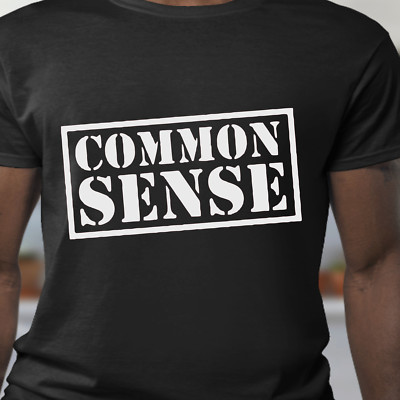 Common Sense Tee T-Shirt Political Graphic Shirt Trump Supporters Fun ...