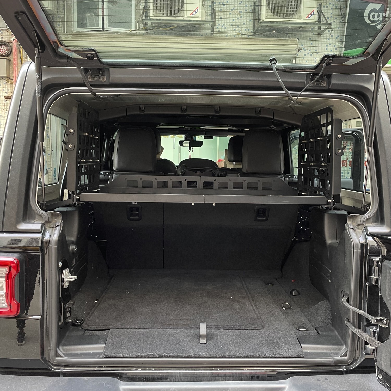 For Jeep Wrangler JL 4-door 2018-2023 Molle Panel Trunk Shelf Cargo ...