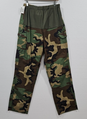 Maternity Army Slacks Woodland Camo Pants Trousers Size 14R Utility ...