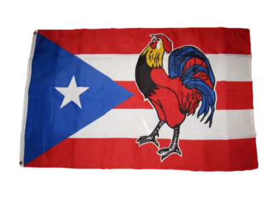 3x5 Puerto Rico Rican Cock Chicken Rooster Premium Flag 3'x5' Banner ...