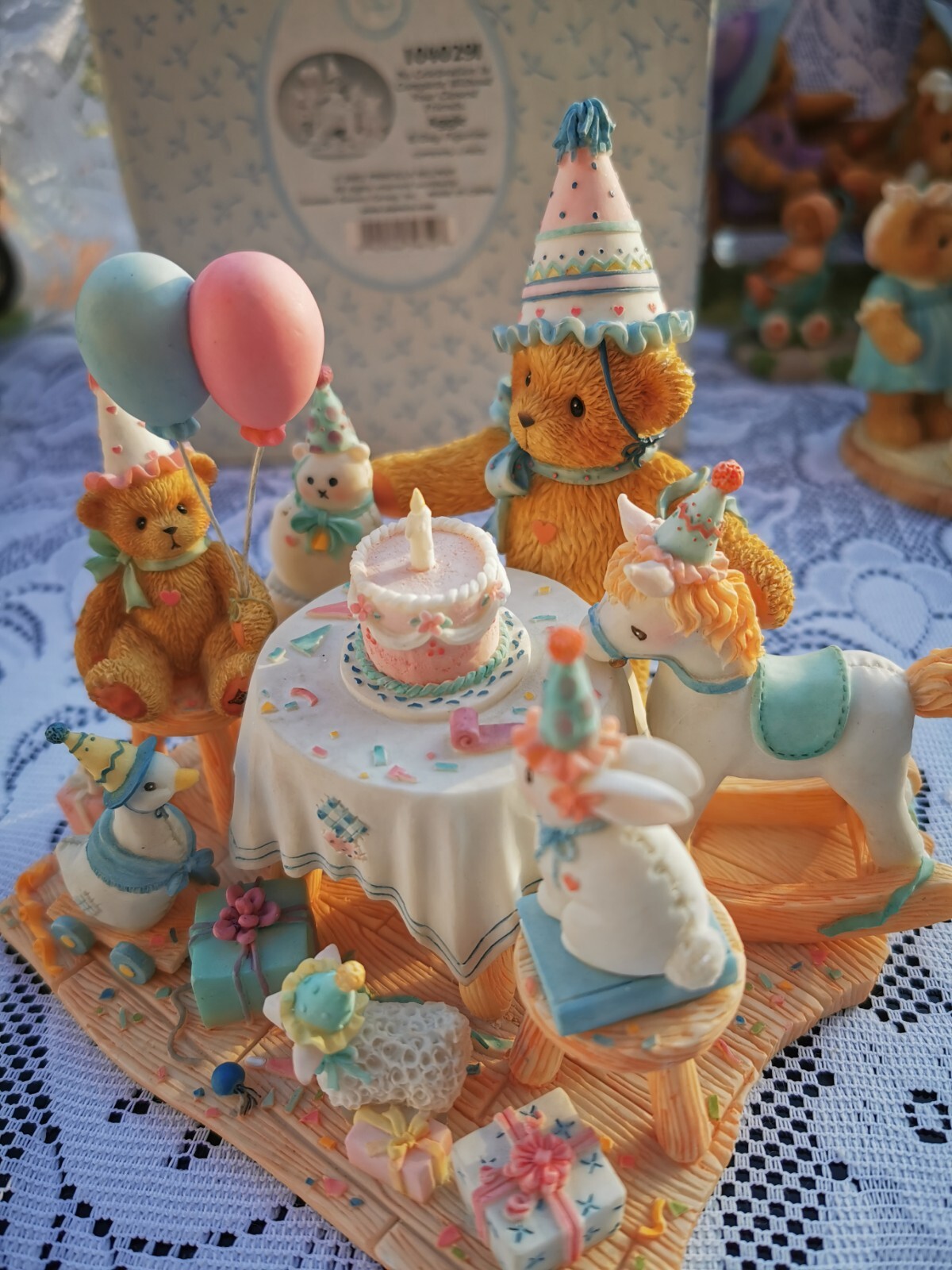 Enesco Cherished Teddies Aggie Birthday 2002Celebration 10 Years ...