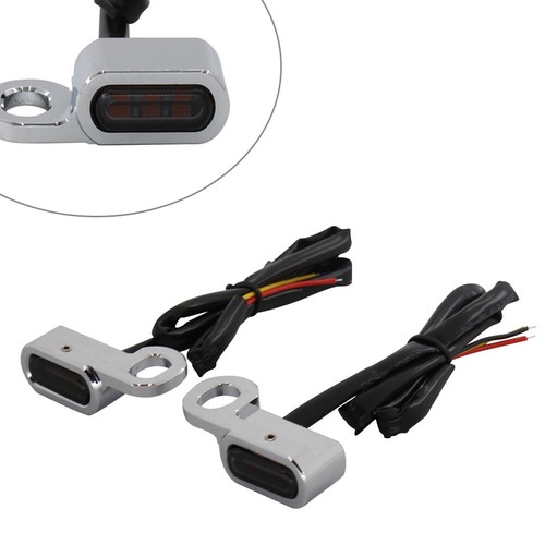 Mini LED Front Turn Signal Light Run Indicator For BMW R18 Chrome Smoke ...