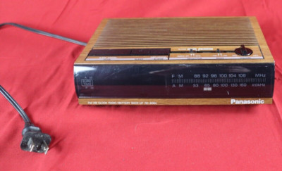 Panasonic FM/AM Clock Radio Alarm Model: RC-6064 Vintage - TESTED/Works ...