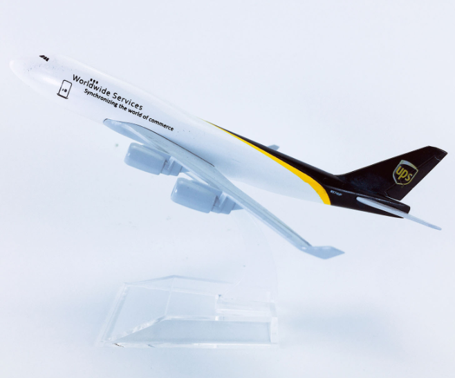 16cm UPS BOEING 747-400 Transport Aeroplane Airplane Diecast Aircraft ...