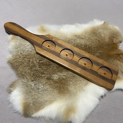 Wood Flight Board, Beer/ Whiskey / Wine Shot Glass Serving Board | eBay