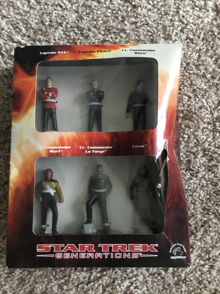 Star Trek Generations Figures. Complete Set Of 16 Figures. Plus Bonus ...