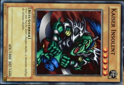 carte YU-GI-OH LCJW-FR004 Kaiser Insolent (Rude Kaiser) - Commune NEUF ...