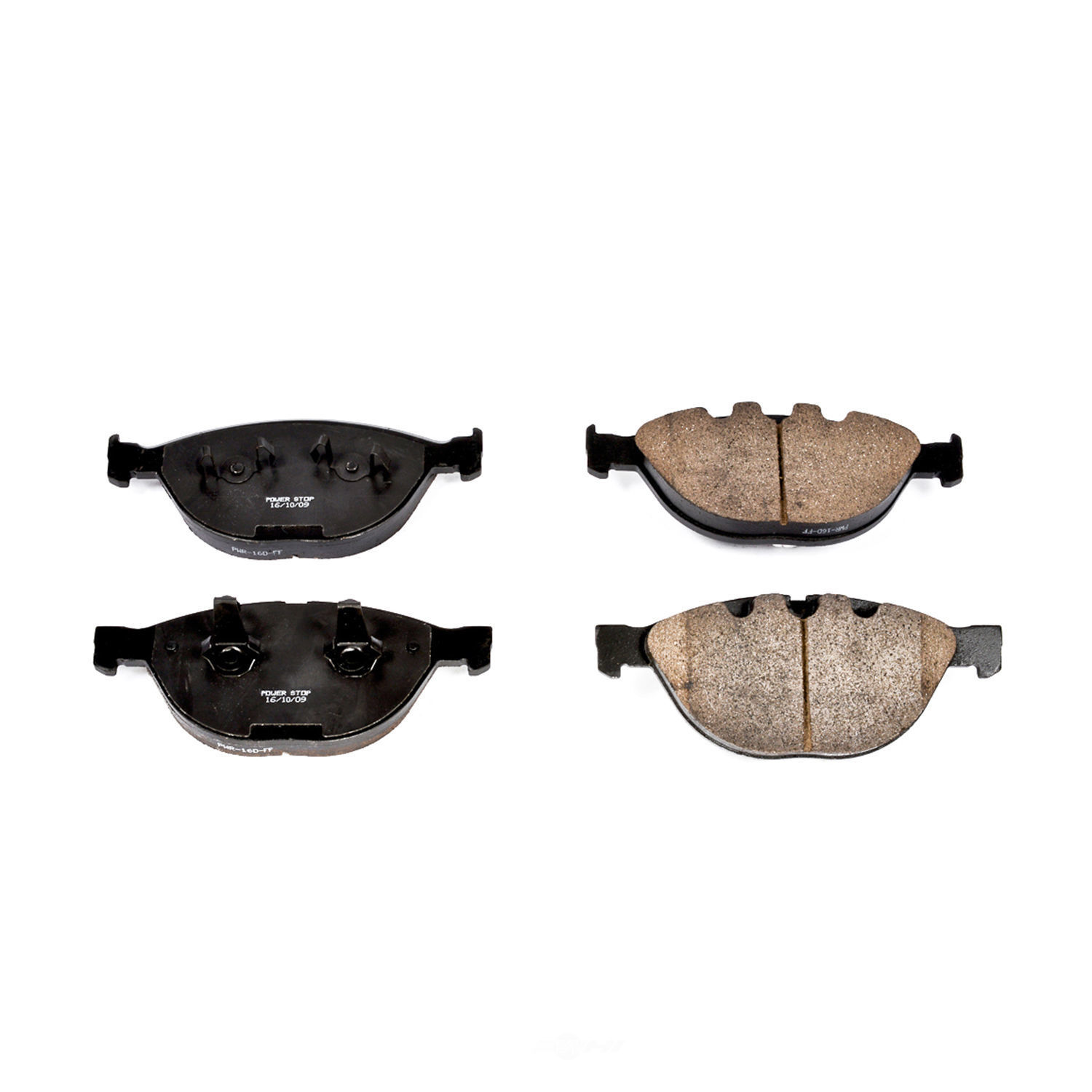 PowerStop 161151 Disc Pads and Brake Shoes - Disc Brake Pad Set, Front ...