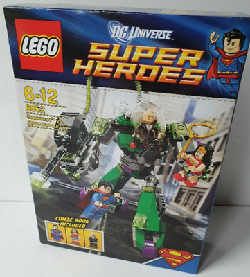 LEGO 6862 DC Comics Super Heroes SUPERMAN vs POWER ARMOUR LEX no ...