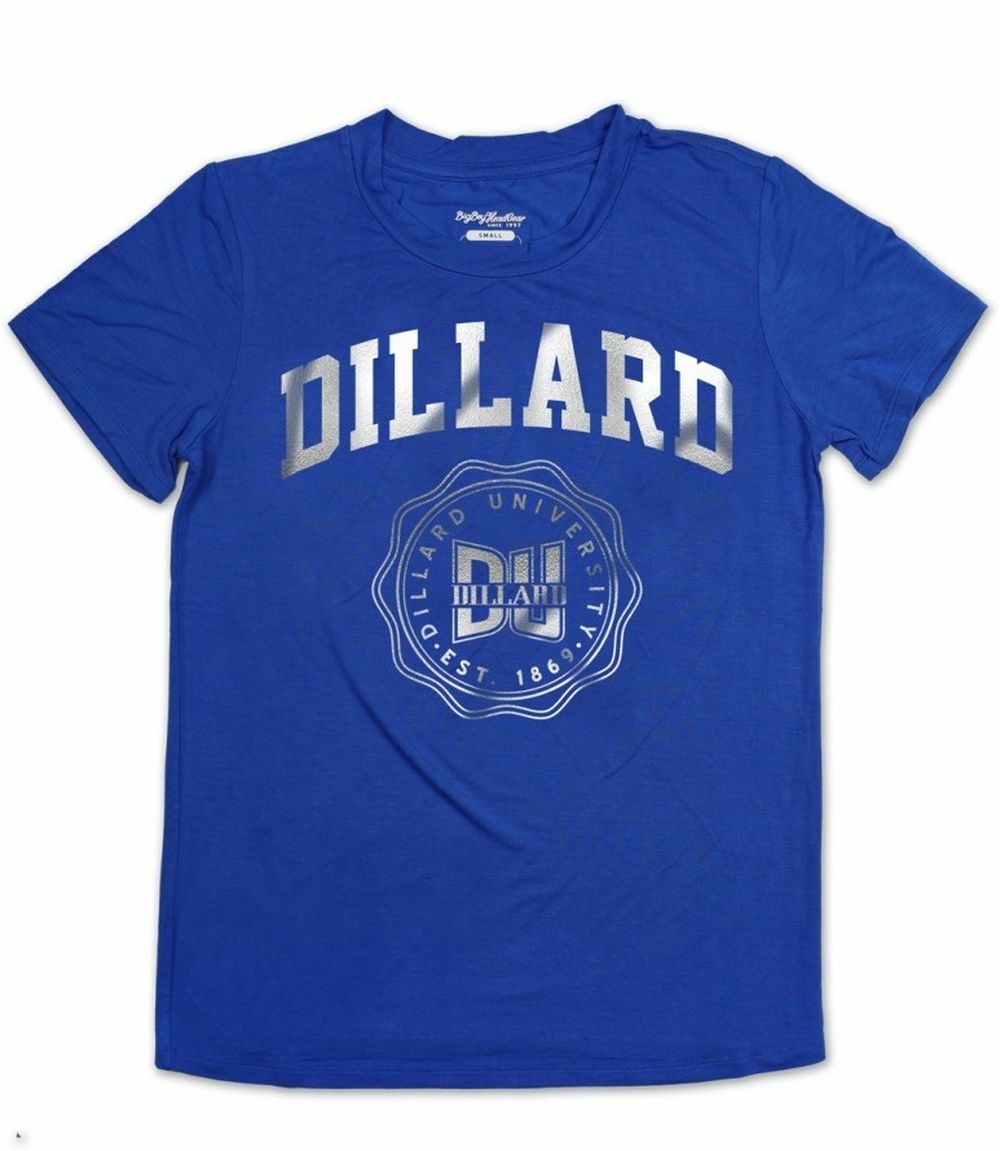 Dillard University Foil Tee DU Blue Devils | eBay