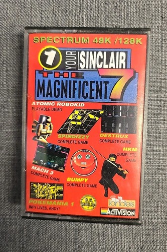 Your Sinclair Magnificent 7 April 1991 ZX Spectrum Vintage Cassette ...