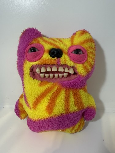 Fuggler Ugly Monster 9" Plush Toy Fuzzy Yellow Pink | eBay