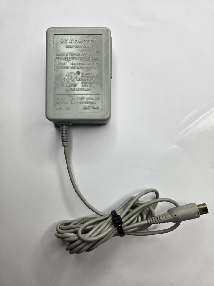 Nintendo DS Lite Wall Charger OEM Official AC Adapter Power Charging ...