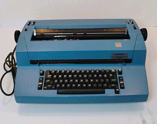 IBM Selectric II Blue Electric Typewriter Vintage for parts only | eBay