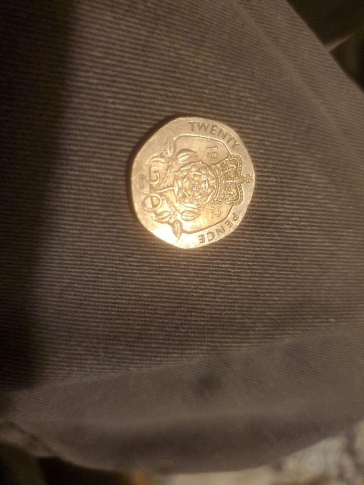 1982 Twenty Pence 20p coin original and genuine extremely rare ...