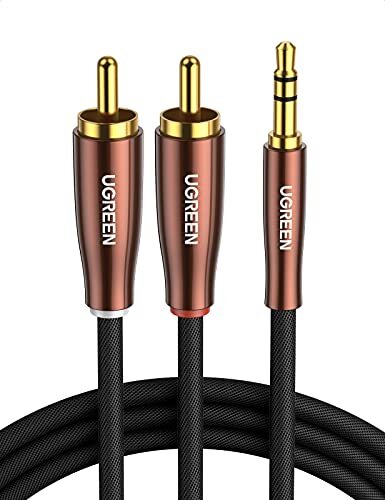 UGREEN 3.5mm to 2RCA Audio Cable Stereo Mini Plug 3.5mm Male-2RCA Male ...