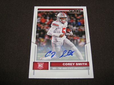 2017 SCORE #350 THE OHIO STATE COREY SMITH ROOKIE AUTOGRAPH MINT FREE ...