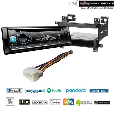 Pioneer DEH-S6220BS CD Receiver Dash kit Fits 1998-Up Honda and Suzuki ...