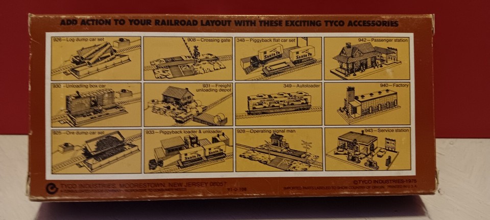 TYCO HO Scale Union Pacific U.P. 62040 Locomotive Electric Train w/ Box ...