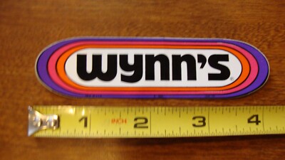 NOS Vintage wynn's sticker 1969 PRINTED IN U.S.A. | eBay