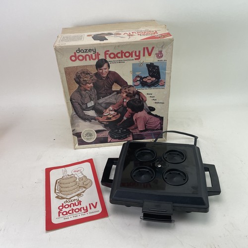 Vintage 1970s Donut Maker Dazey Doughnut Factory IV DF4 with Box ...