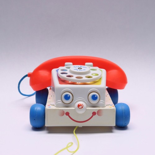 Vintage 1961 Fisher Price Chatter Telephone Phone Pull Toy w/ Moving ...