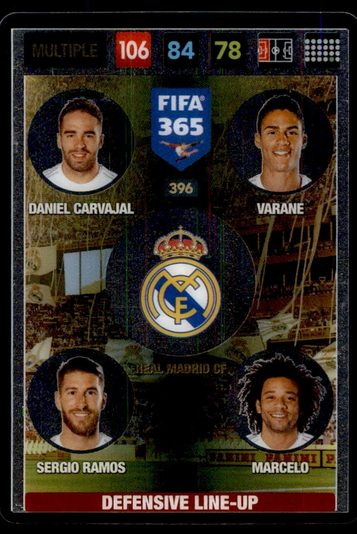 PANINI FIFA 365 - 2017 N, 78 TEAM REAL MADRID TOP MINT €0.99 chwforge.com