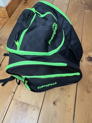 Transpack Cargo Boot Bag Black/Lime | eBay