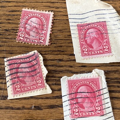 🔥Very Rare George Washington Two 2 Cent Red Stamps! | eBay