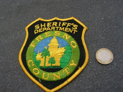 PATCH POLICE ECUSSON COLLECTION USA police fresno | eBay