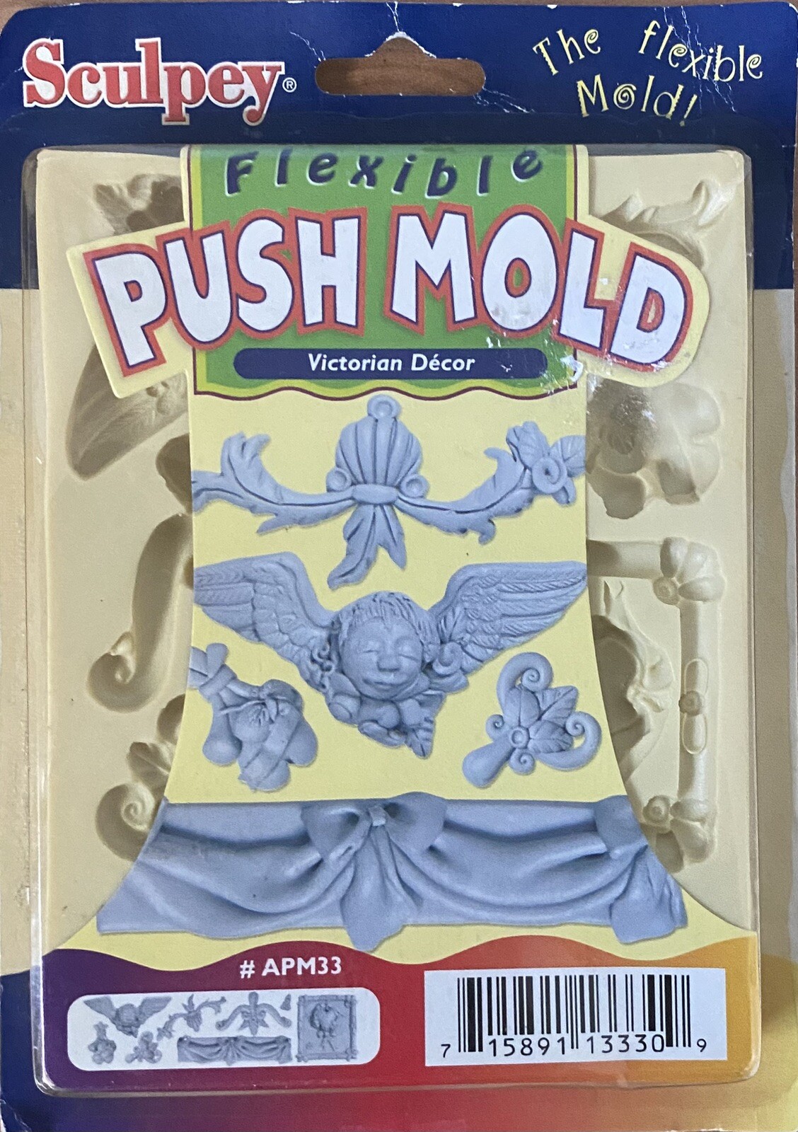 Sculpey Flexible Push Mold Victorian Decor #APM33 Brand New | eBay