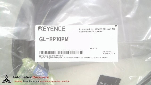 KEYENCE Gl-rp10pm Main Unit Connection Cable 10-m PNP Aprox 32 FT for ...