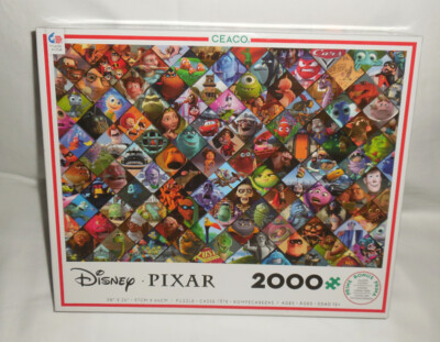 :: Disney Pixar Jigsaw Puzzle - MOVIE CLIPS 2000 pieces Ceaco complete ...