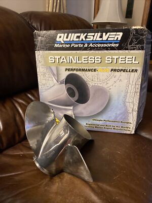 Quicksilver 13-1/2 x 23 Pitch Silverado Stainless Steel Propeller LH ...