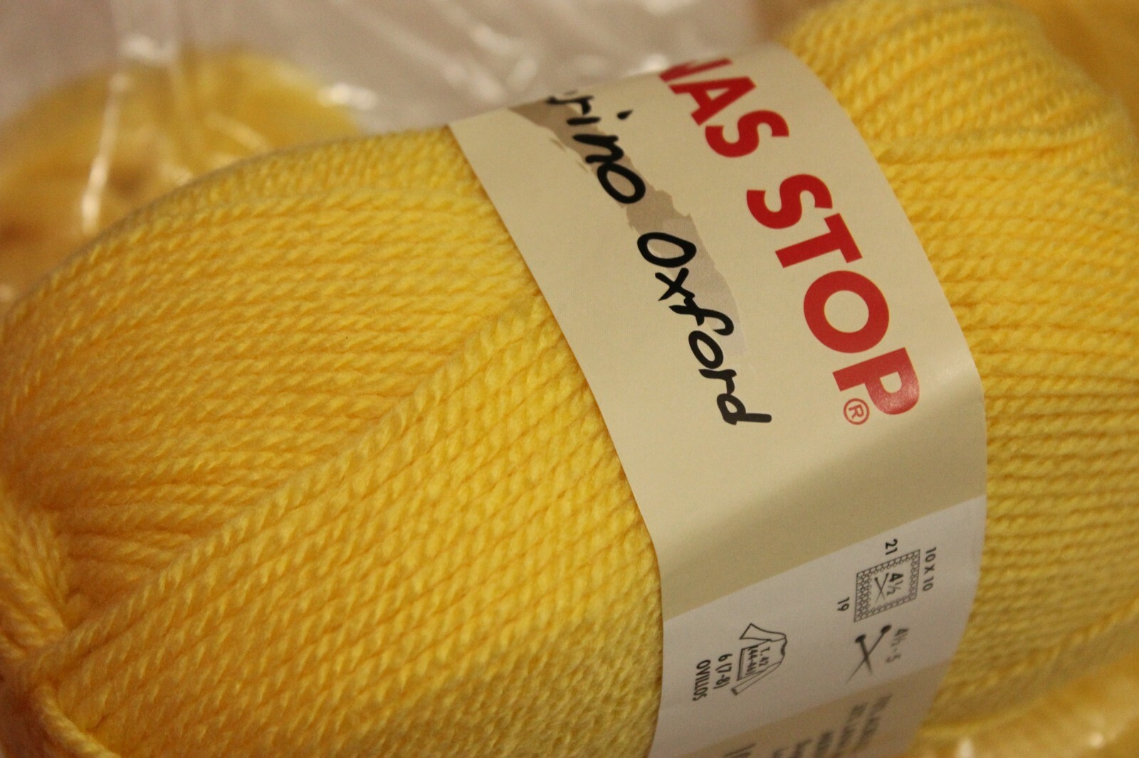 Lanas Stop Merino Oxford Lemon Yellow Wool Yarn 6 Skeins | eBay